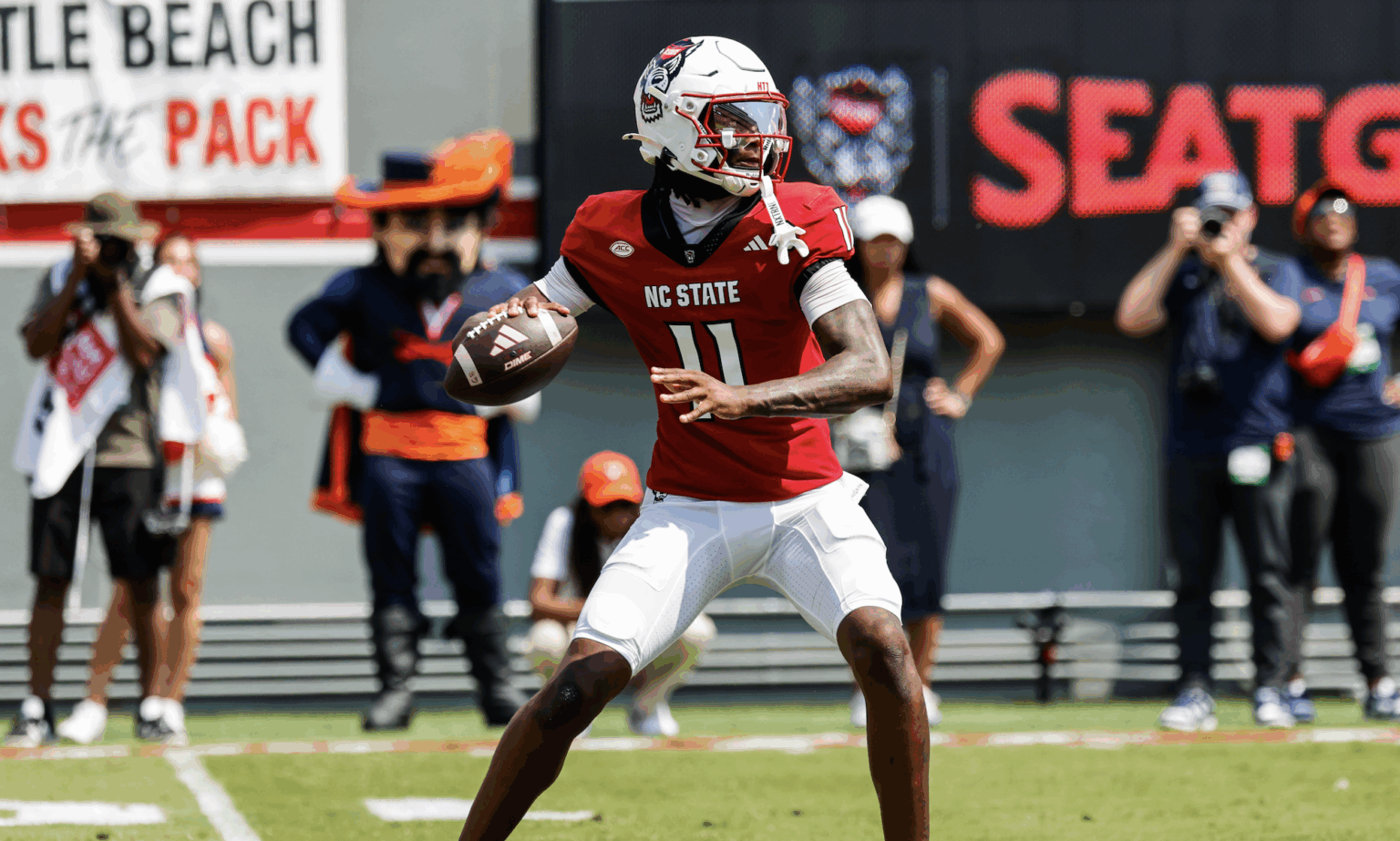 NC State's End Zone Interception Secures 35-31 Victory Over UVA