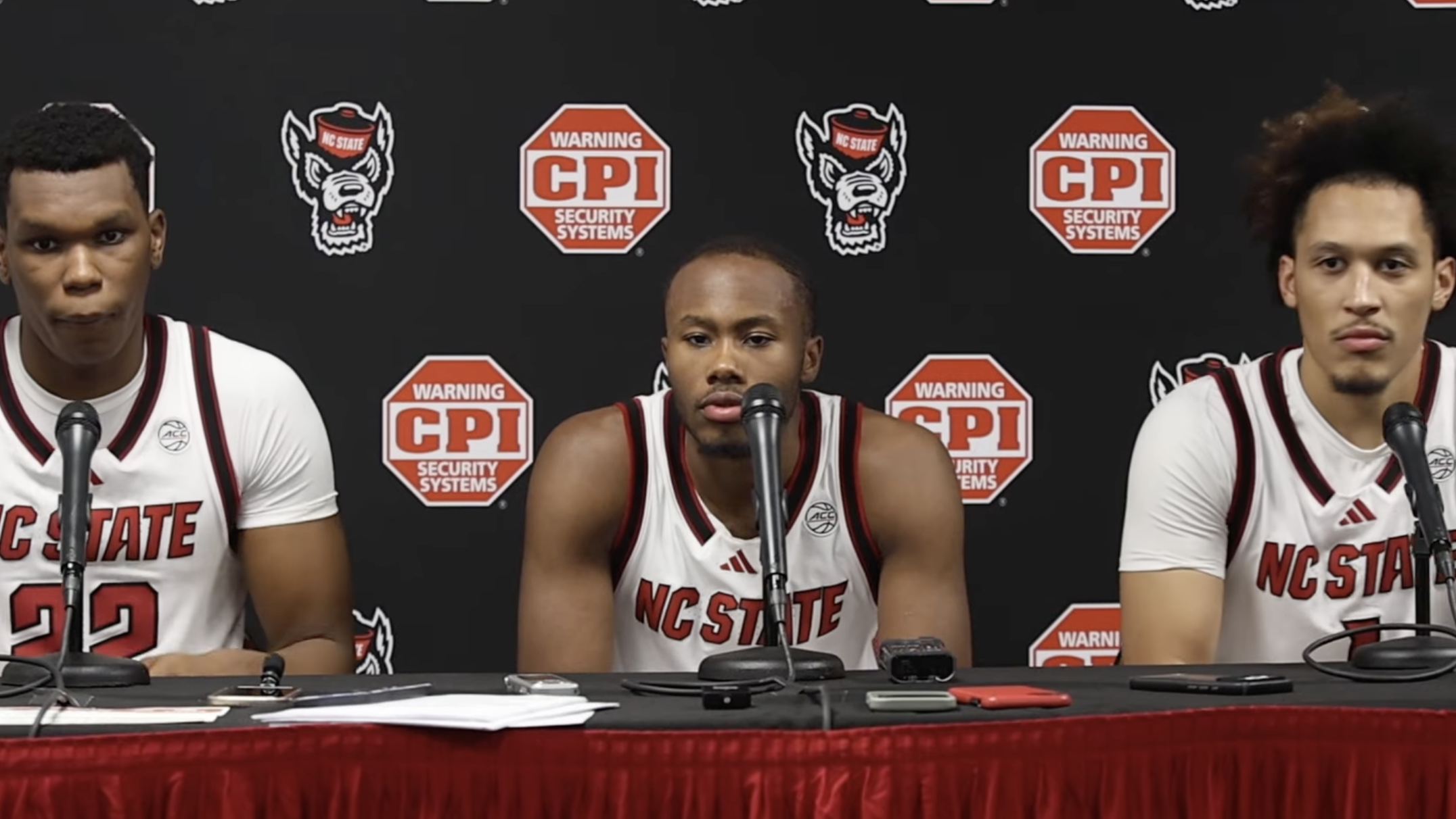 Holloman, Lubin & Williams Postgame Press Conference After #25 NC