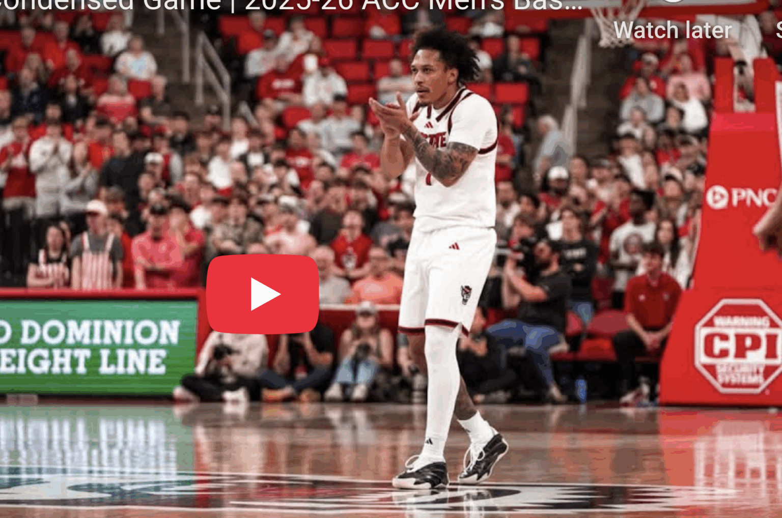 #25 NC State 85 VCU 79: ACCDN Highlight Reel & Condensed Game