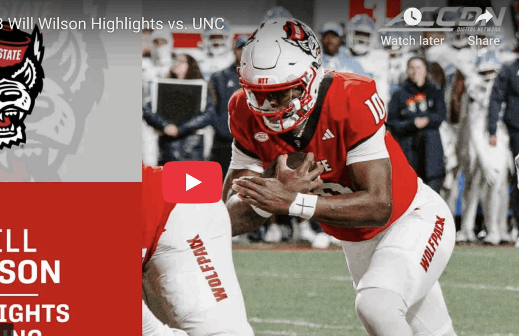 NC State 42 UNC 19: ACCDN Highlight Reel & Condensed Game