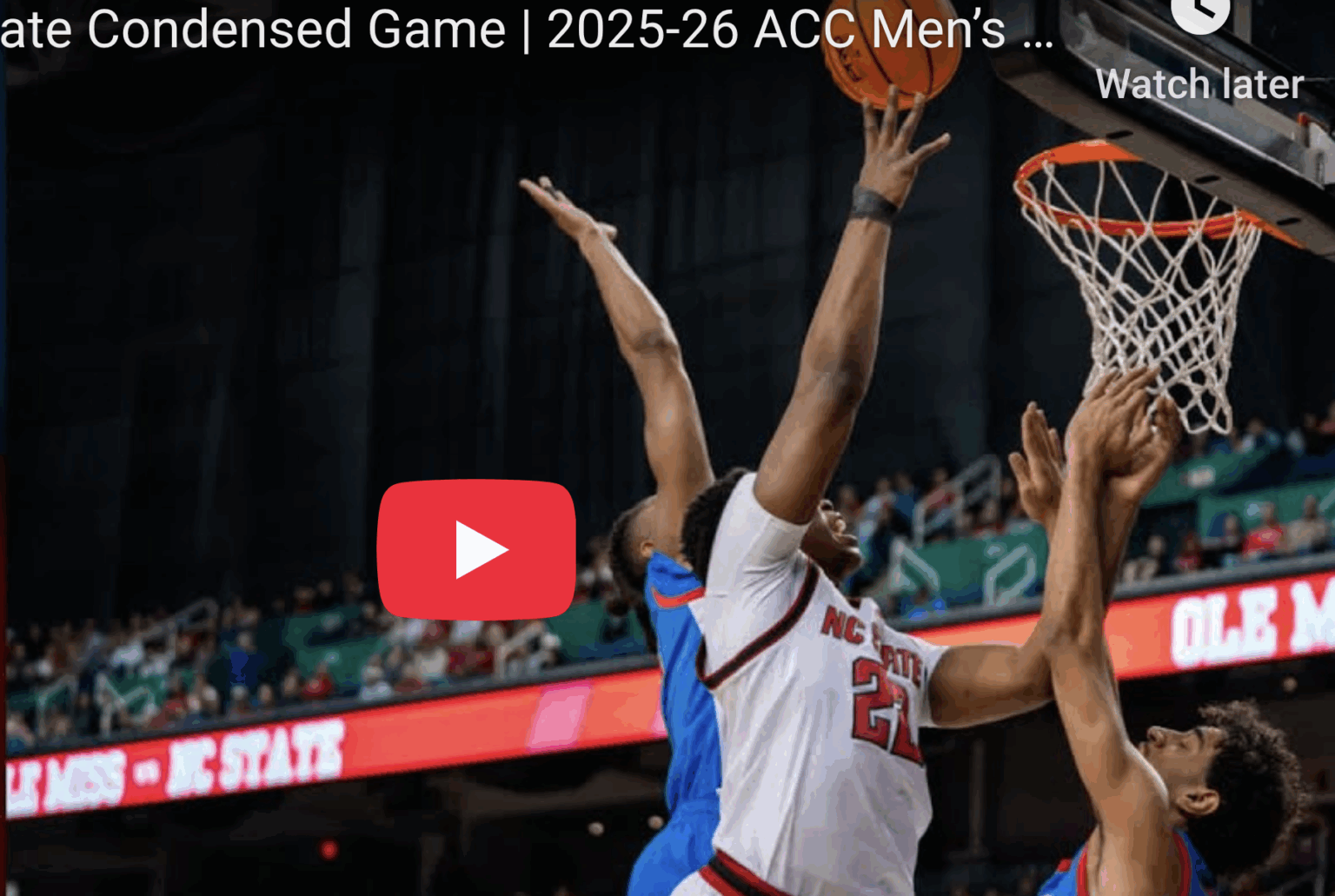 NC State vs Ole Miss Highlights, Condensed Game & Recap