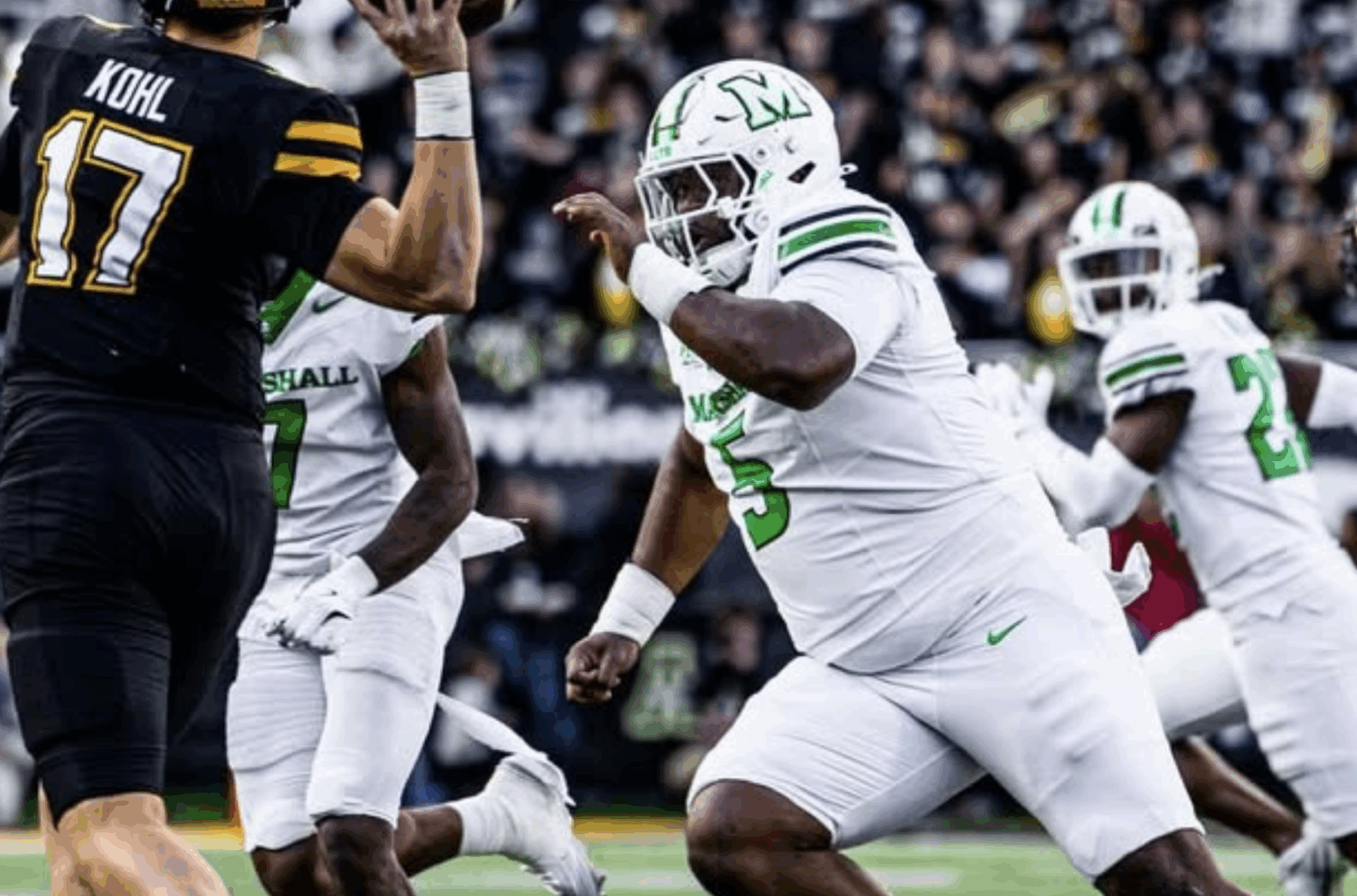 Marshall DT KaTron Evans Taking Official Visit to NC State