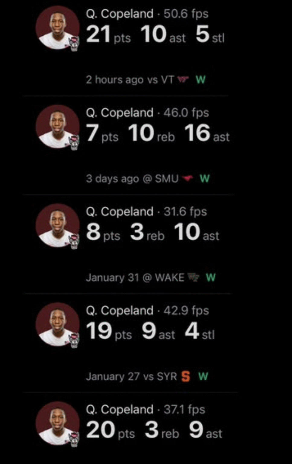 Quadir Copeland's Generational Run Continues with a 'double'