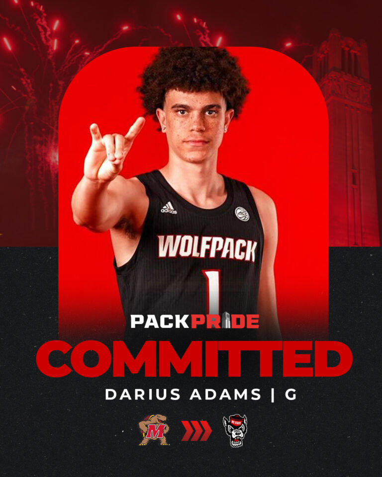 NC State Lands Maryland Transfer Guard Darius Adams: Former 5-star
