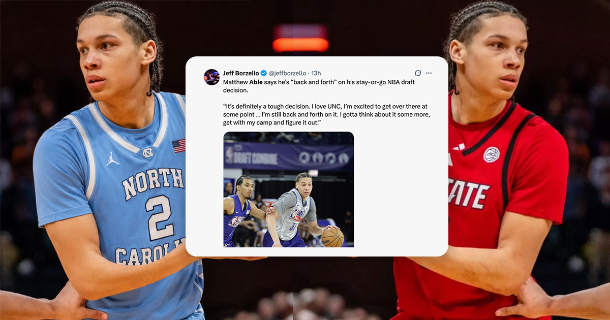 Matt Able is cooking in the NBA Combine Scrimmages, 'Back and