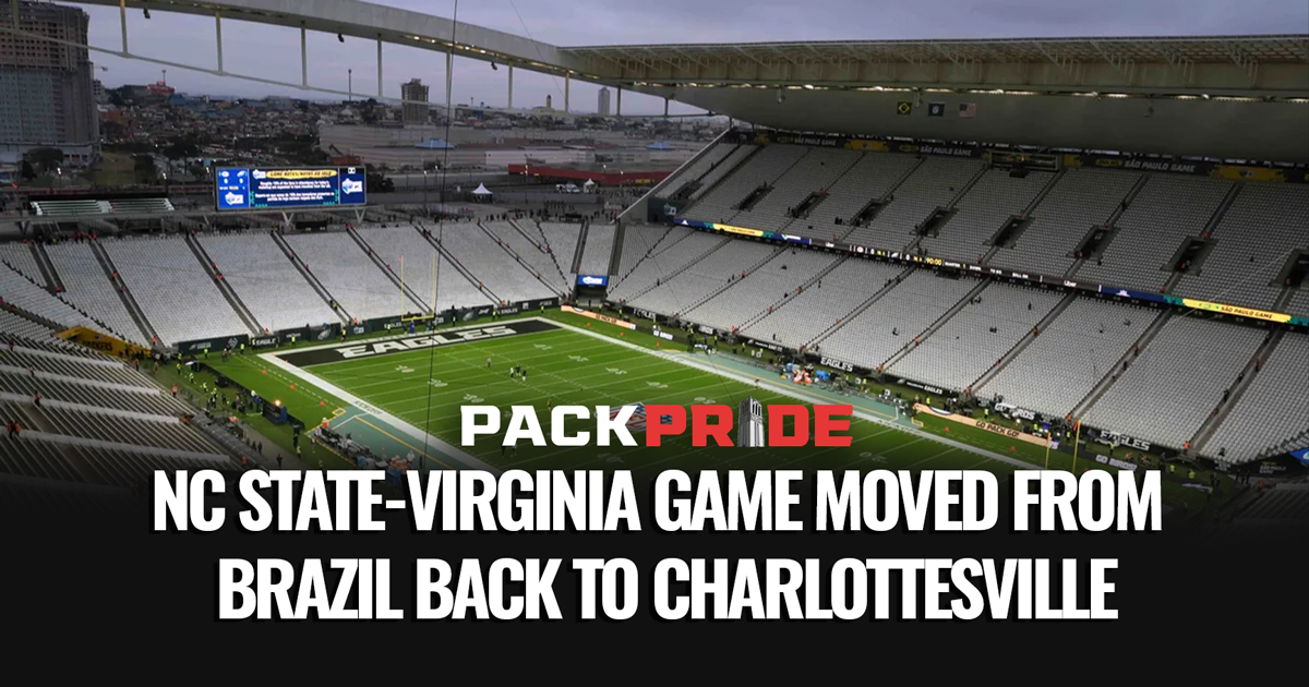 NC State-Virginia Brazil Game Moved to Charlottesville